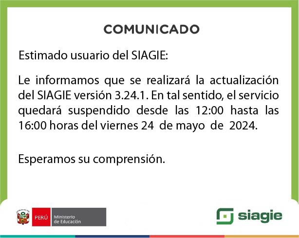 Inicio | SIAGIE